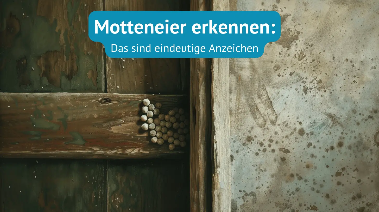 Motteneier erkennen: Eindeutige Anzeichen